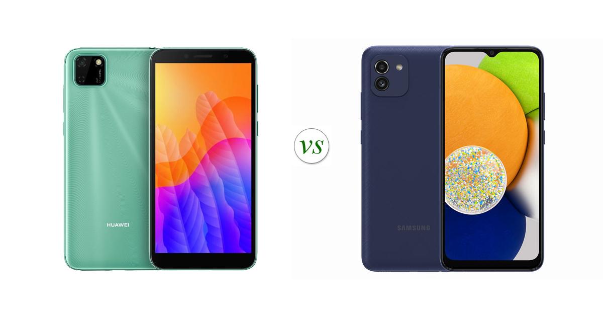 Huawei Y5P vs Samsung Galaxy A03: Side by Side Specs Comparison