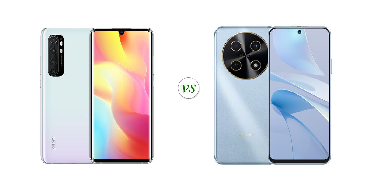Xiaomi Mi Note 10 Lite vs HUAWEI nova 13i: Side by Side Specs Comparison