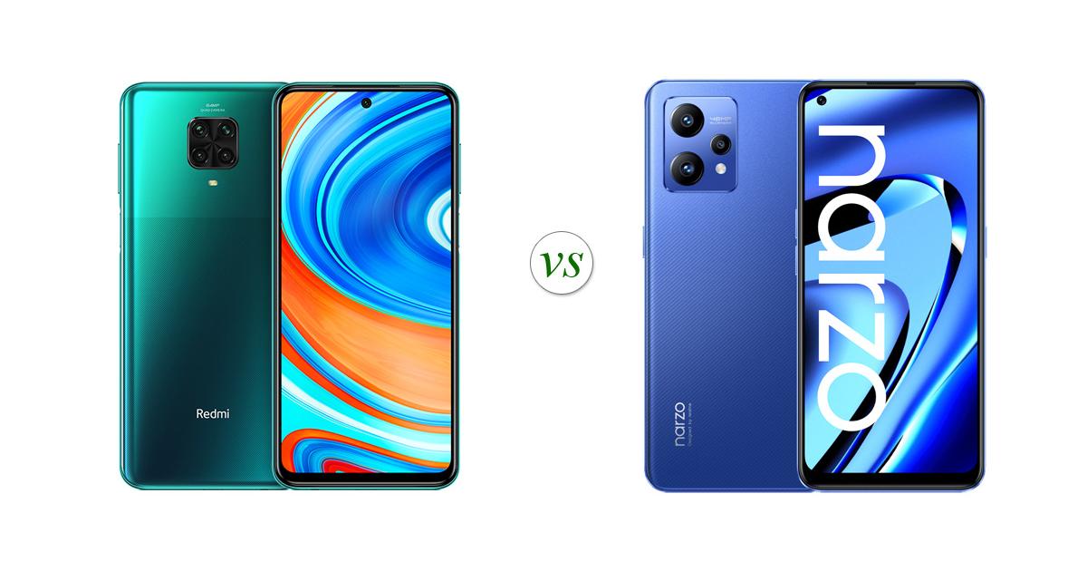 Xiaomi Redmi Note 9 Pro vs narzo 50 Pro 5G: Side by Side Specs Comparison