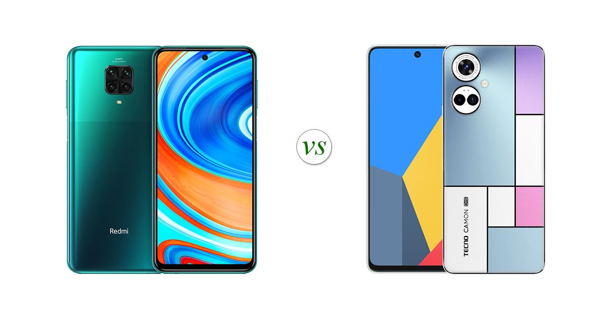 Xiaomi Redmi Note 9 Pro vs TECNO Camon 19 Pro: Side by Side Specs ...
