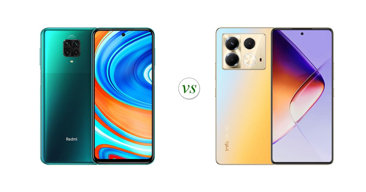 Xiaomi Redmi Note 9 Pro vs Infinix NOTE 40 5G: Side by Side Specs ...