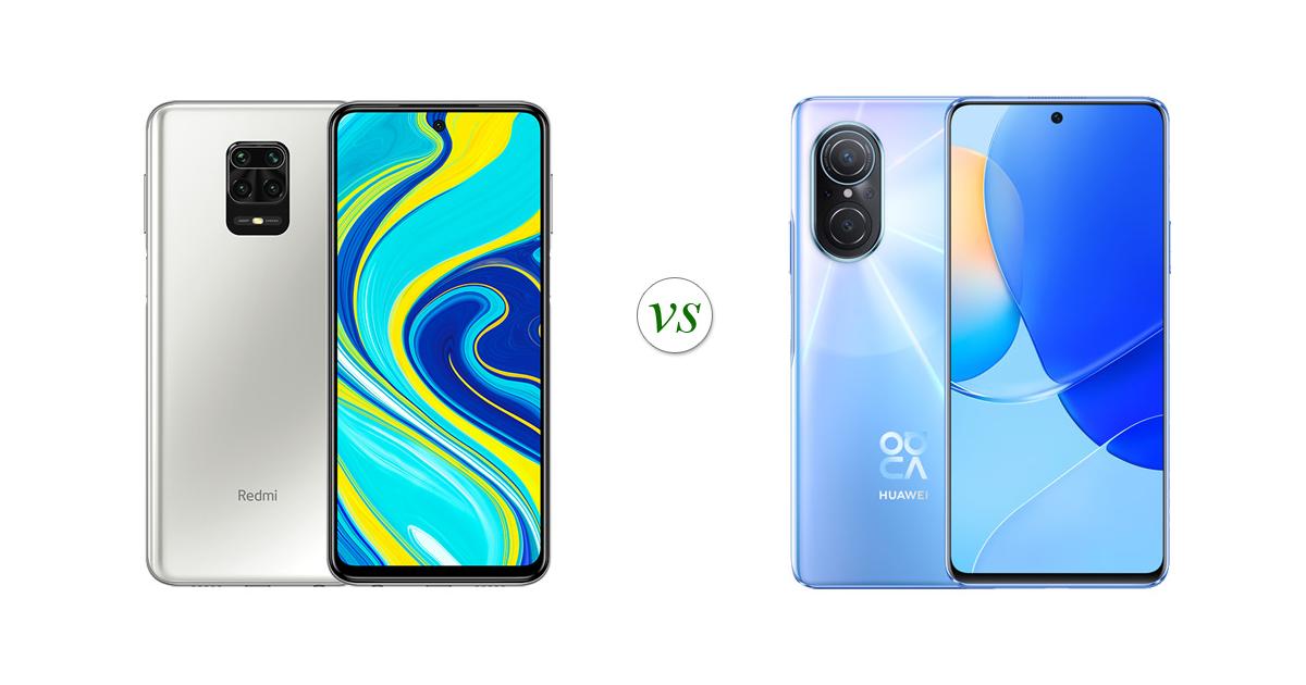 Xiaomi Redmi Note 9S vs Huawei nova 9 SE: Side by Side Specs Comparison