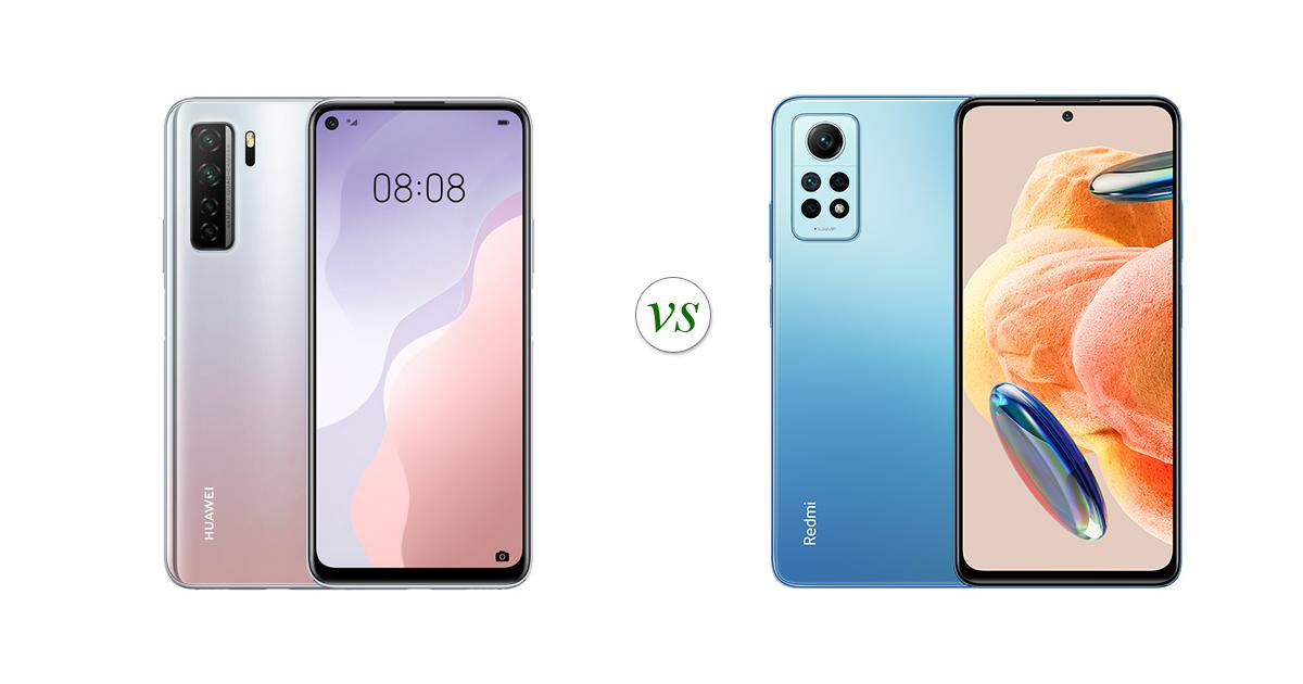 Huawei nova 7 SE vs Xiaomi Redmi Note 12 Pro: Side by Side Specs Comparison