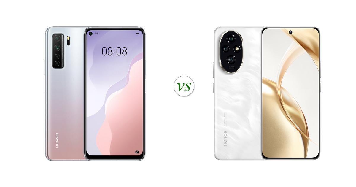 Huawei nova 7 SE vs HONOR 200: Side by Side Specs Comparison