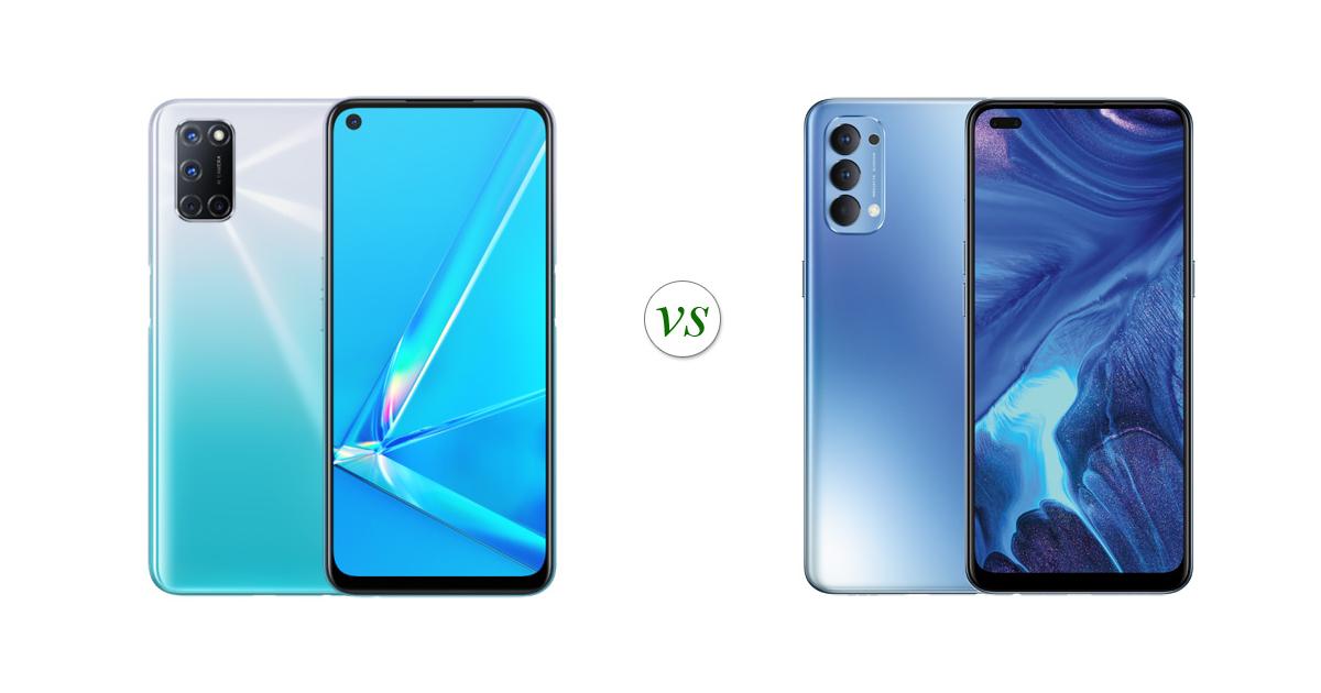 OPPO A92 vs OPPO Reno4: Side by Side Specs Comparison