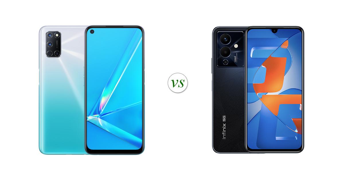 OPPO A92 vs Infinix Note 12 PRO 5G: Side by Side Specs Comparison