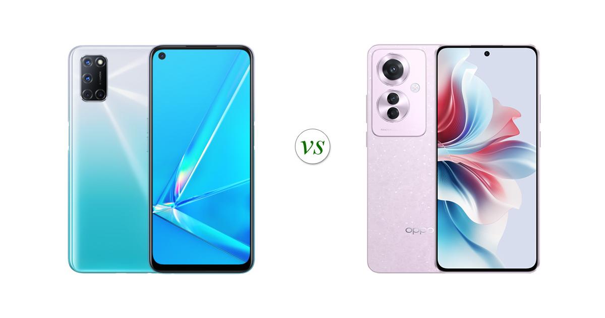 OPPO A92 vs OPPO Reno11 F 5G: Side by Side Specs Comparison