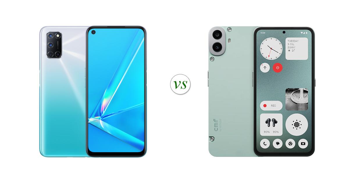 OPPO A92 vs CMF Phone 1: Side by Side Specs Comparison