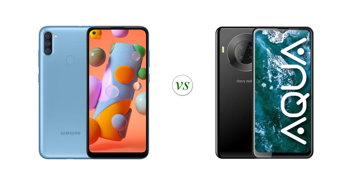 Samsung Galaxy A11 vs Cherry Mobile Aqua Infinity: Side by Side Specs ...