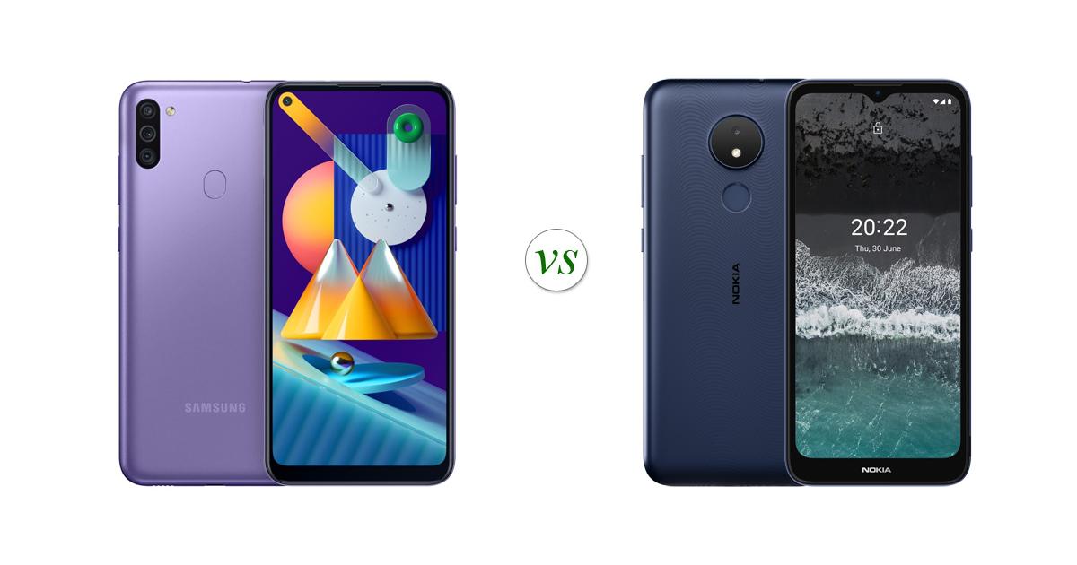 Samsung Galaxy M11 vs Nokia C21: Side by Side Specs Comparison