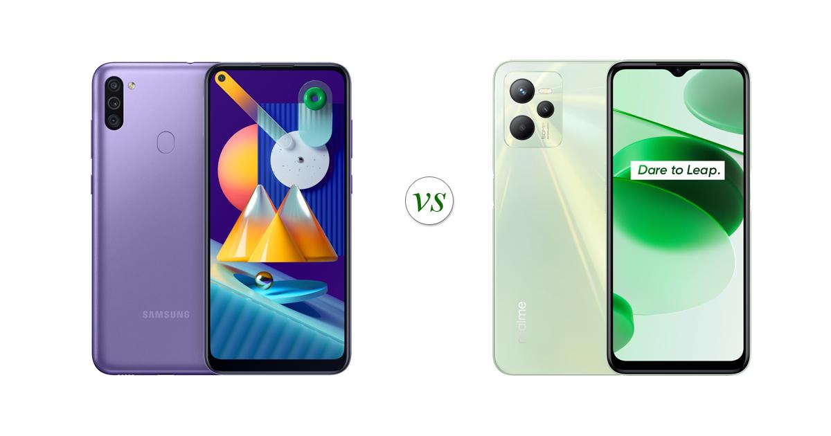 Samsung Galaxy M11 vs realme C35: Side by Side Specs Comparison