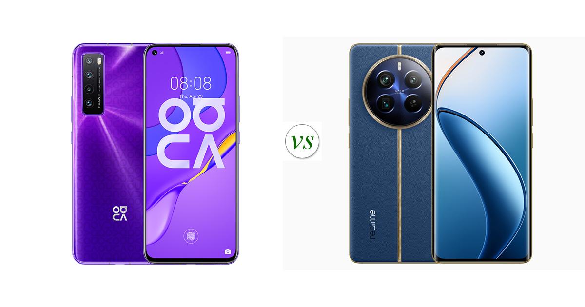 Huawei nova 7 vs realme 12 Pro+ 5G: Side by Side Specs Comparison