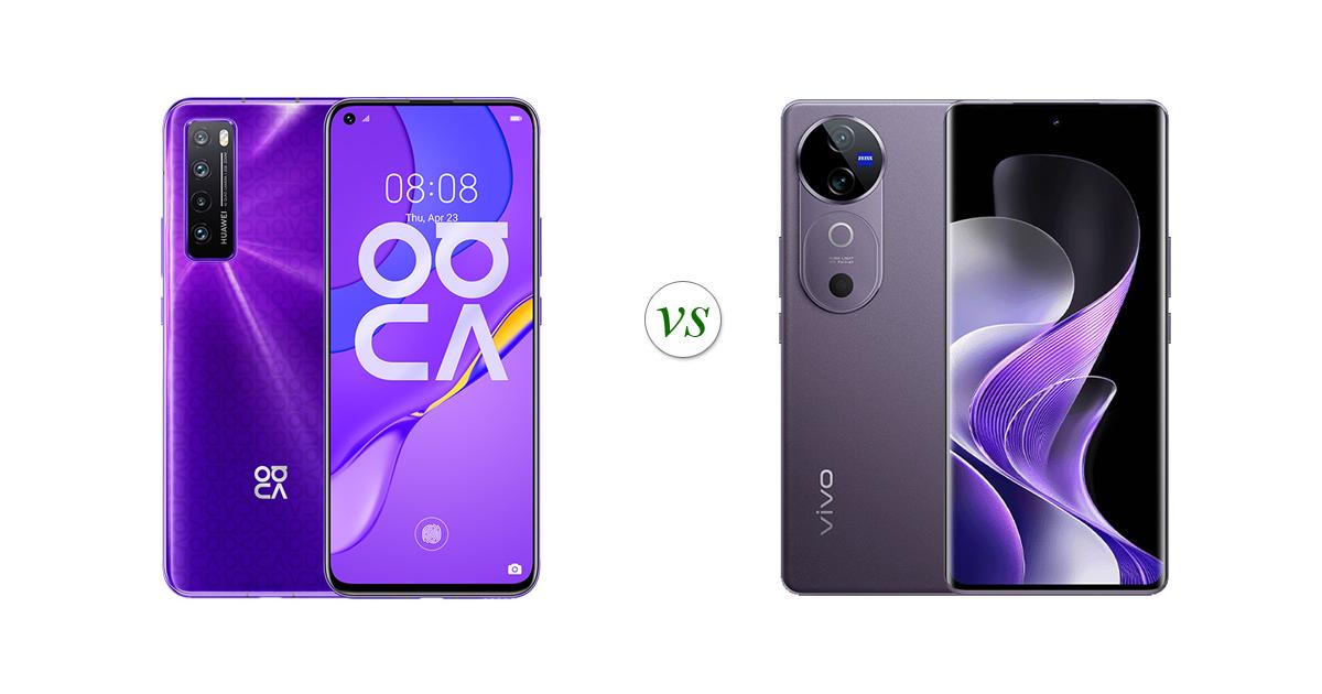Huawei nova 7 vs vivo V40: Side by Side Specs Comparison