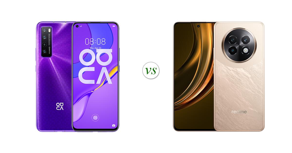 Huawei nova 7 vs realme 13+ 5G: Side by Side Specs Comparison