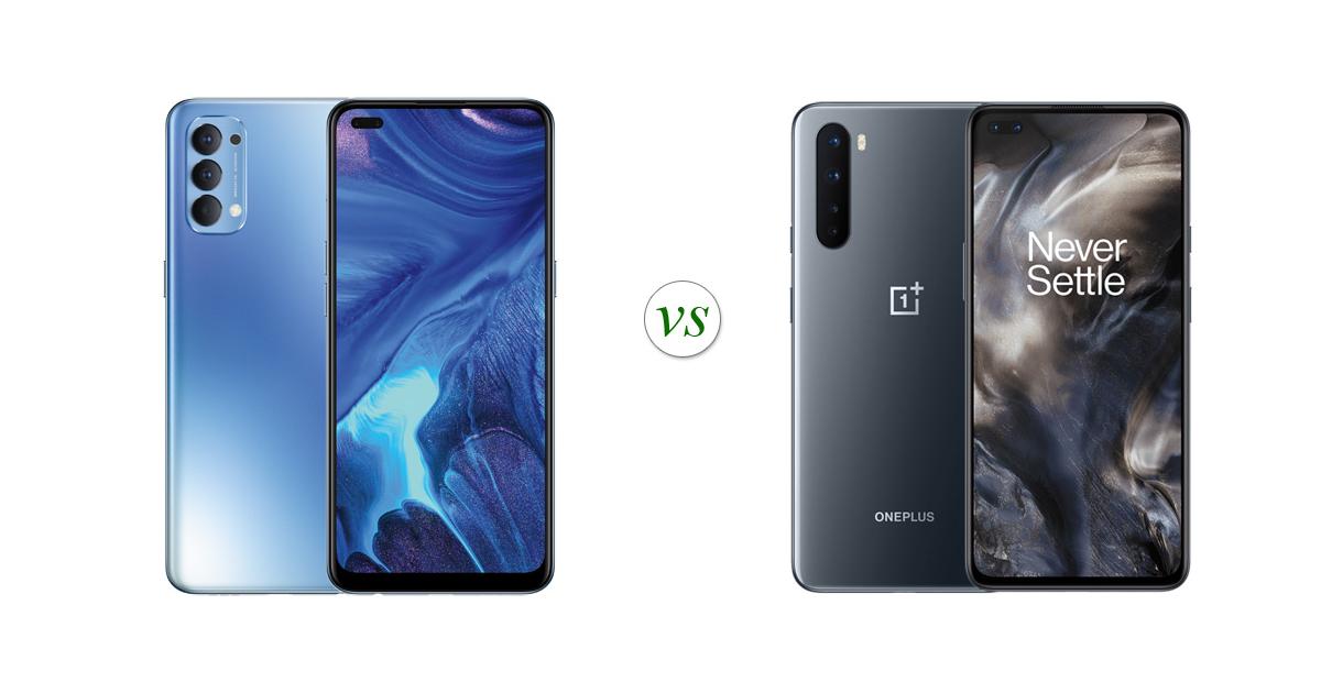 OPPO Reno4 vs OnePlus Nord: Side by Side Specs Comparison