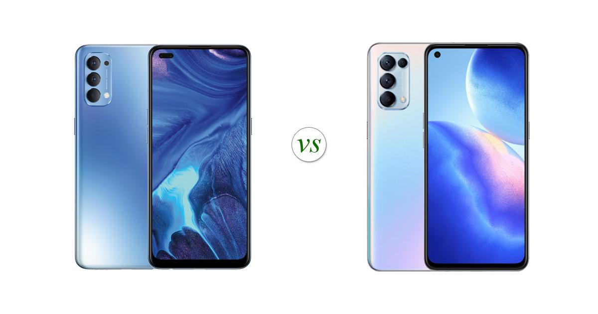 OPPO Reno4 vs OPPO Reno5 5G: Side by Side Specs Comparison