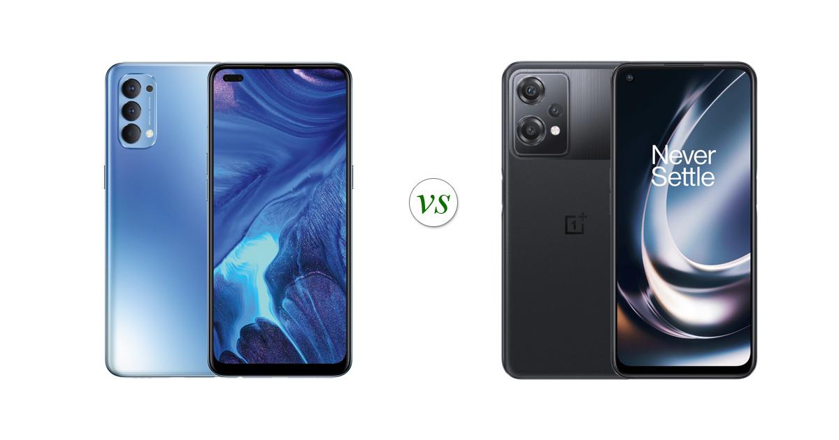 OPPO Reno4 vs OnePlus Nord CE 2 Lite: Side by Side Specs Comparison