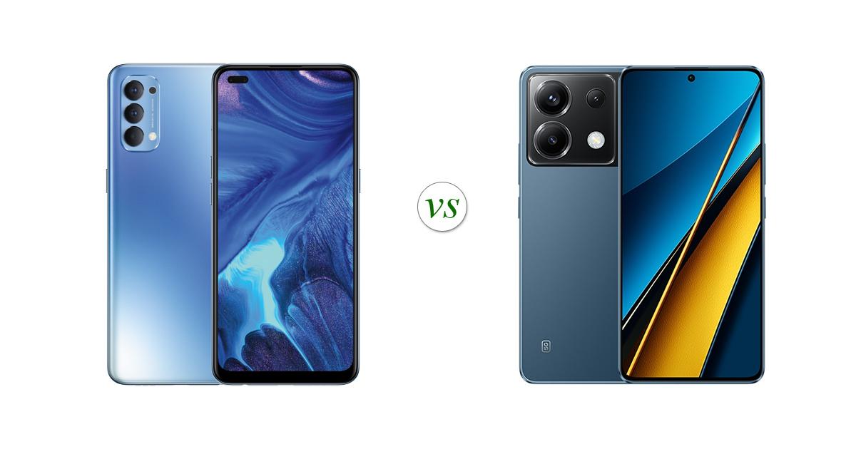 OPPO Reno4 vs POCO X6 5G: Side by Side Specs Comparison