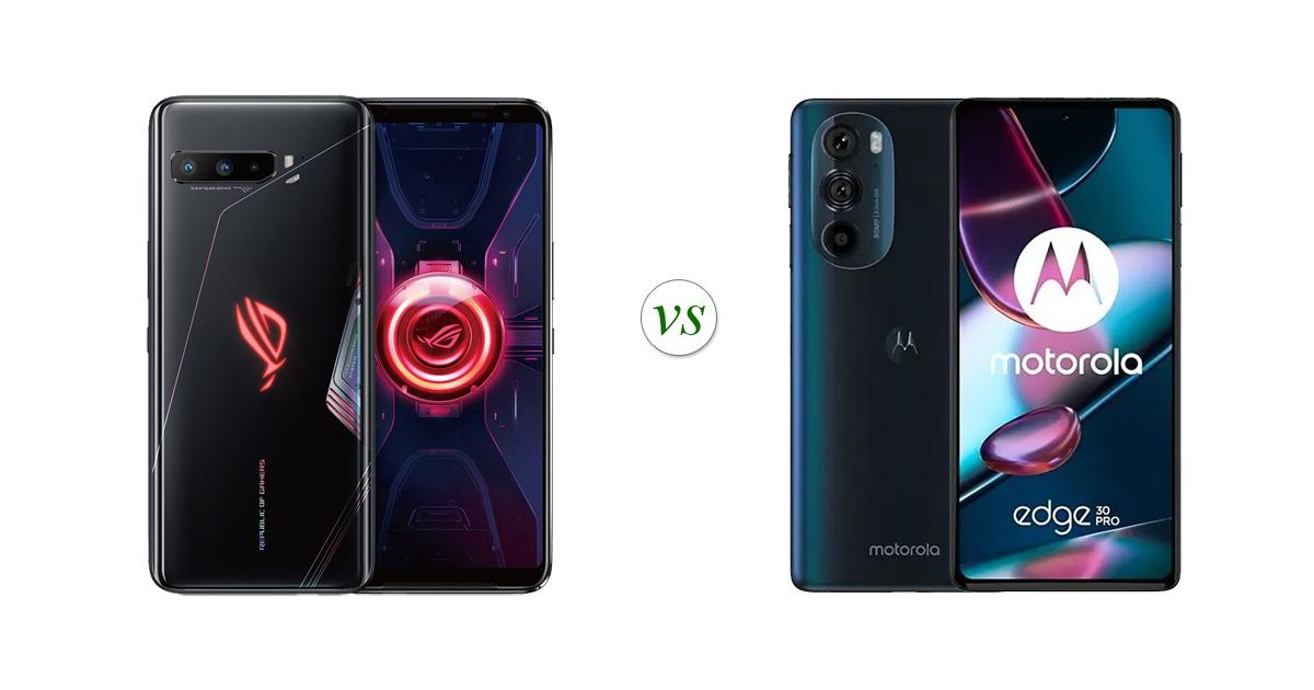 ASUS ROG Phone 3 STRIX Edition vs Motorola Moto Edge 30 Pro: Side by ...