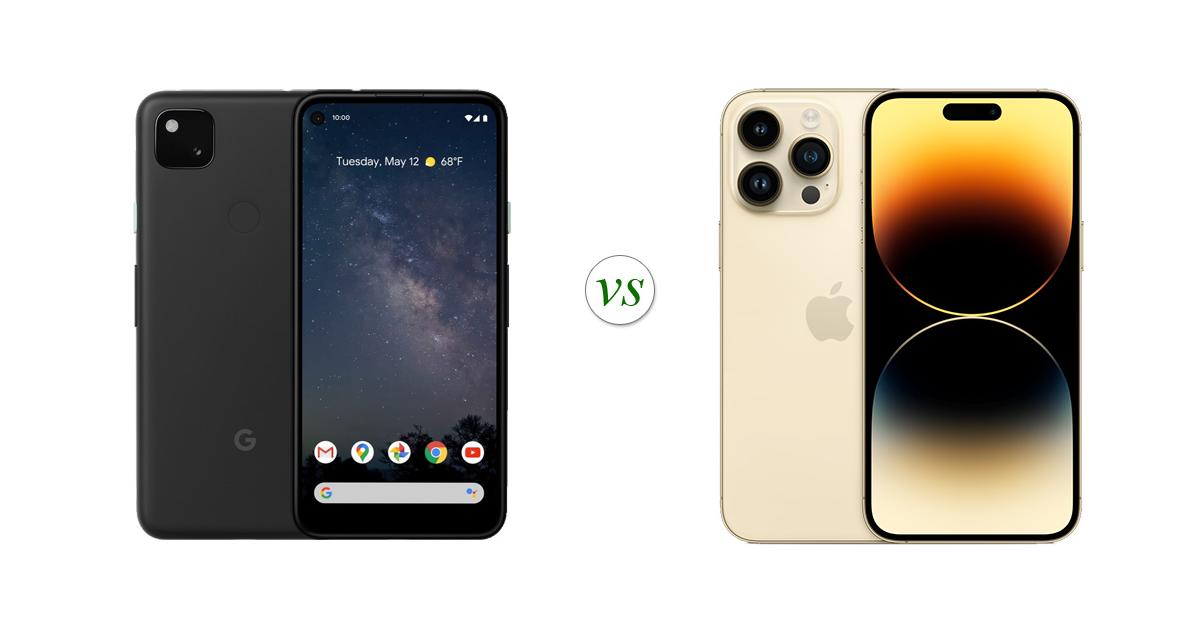 Google Pixel 4a vs Apple iPhone 14 Pro Max: Side by Side Specs Comparison