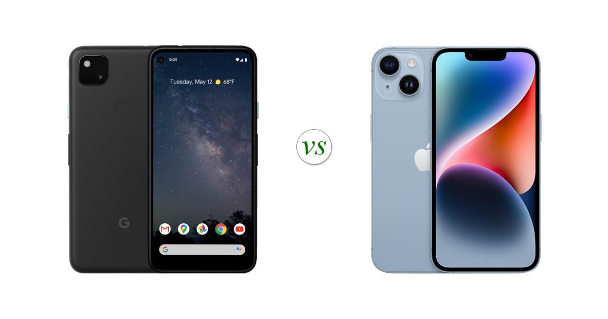 Google Pixel 4a vs Apple iPhone 14: Side by Side Specs Comparison