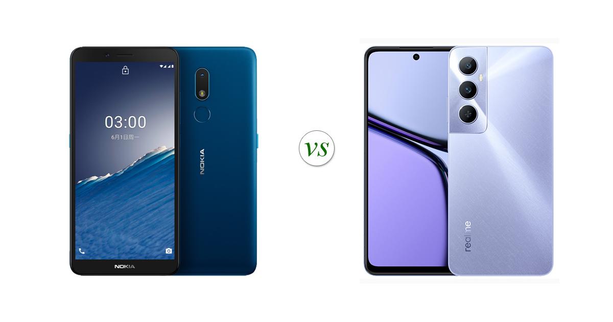 Nokia C3 vs realme C65: Side by Side Specs Comparison