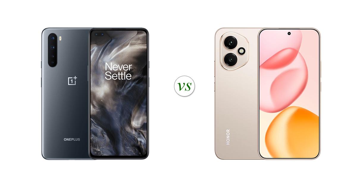 OnePlus Nord vs HONOR 400 5G: Side by Side Specs Comparison