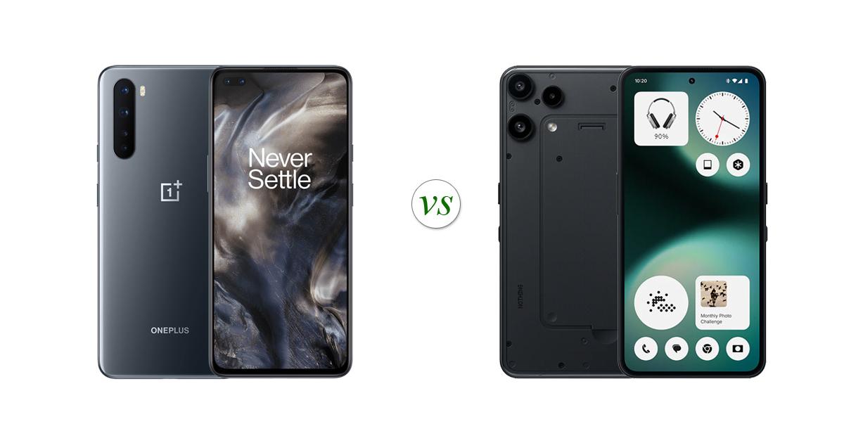 OnePlus Nord vs Nothing Phone (3a) Lite: Side by Side Specs Comparison