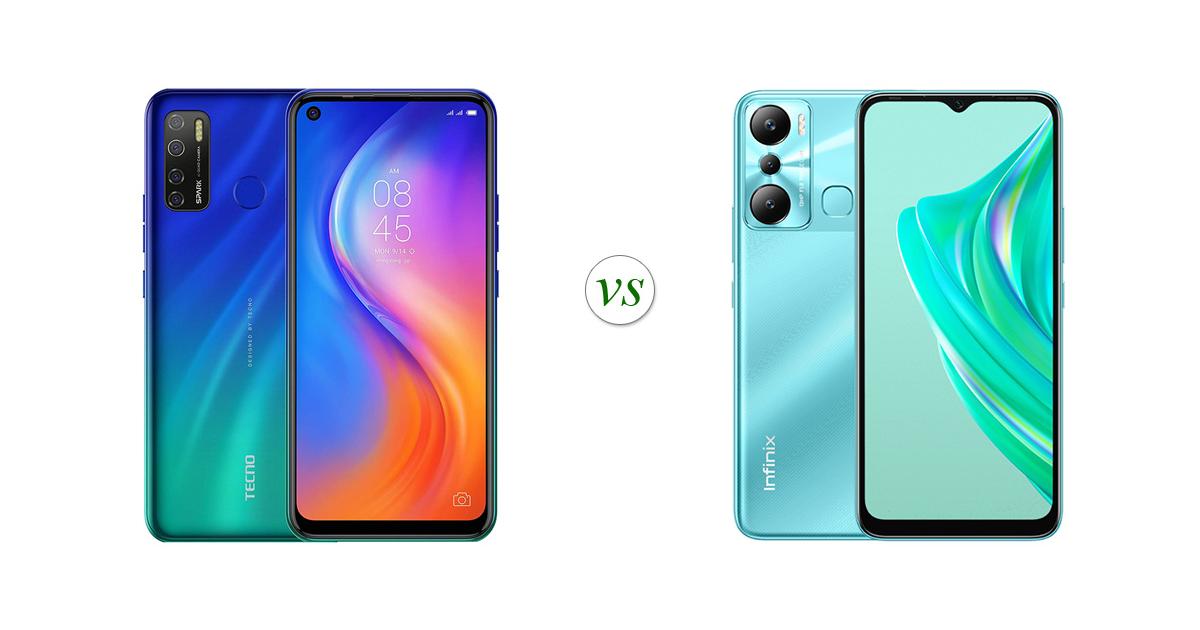 TECNO Spark 5 Pro vs Infinix Hot 20i: Side by Side Specs Comparison
