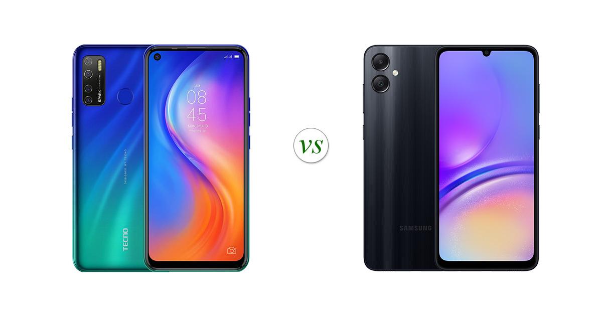 TECNO Spark 5 Pro vs Samsung Galaxy A05: Side by Side Specs Comparison