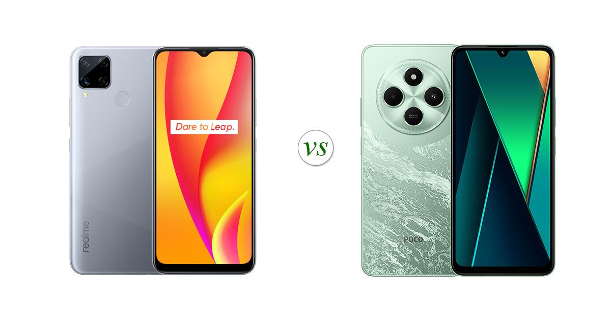 Realme C15 vs POCO C75: Side by Side Specs Comparison