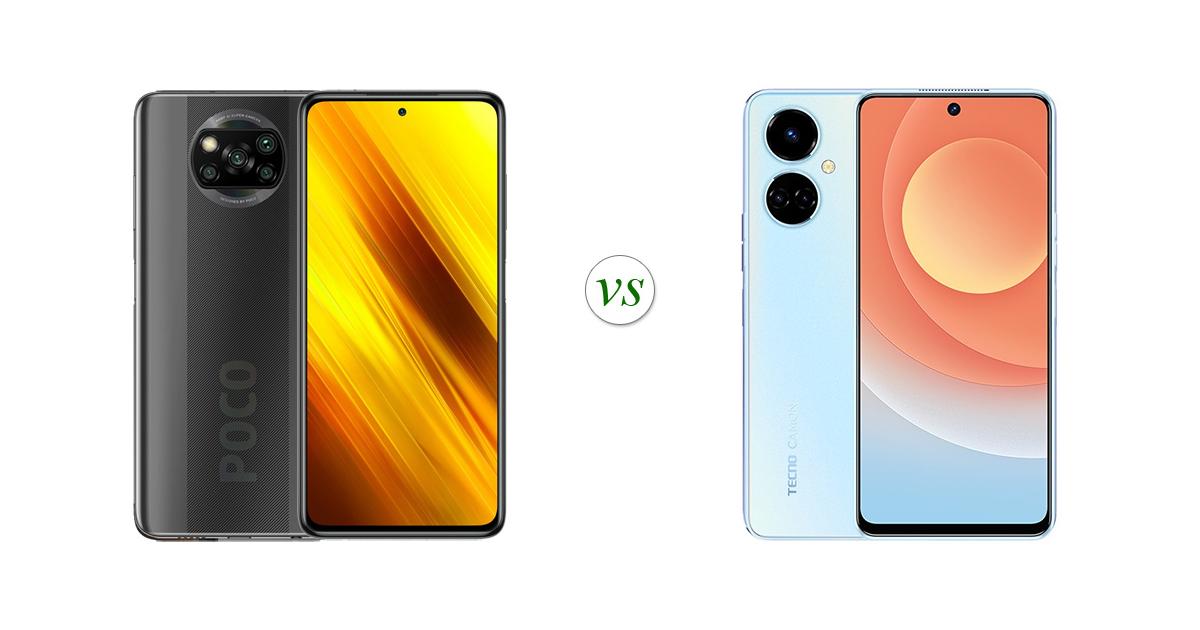 POCO X3 NFC vs TECNO Camon 19: Side by Side Specs Comparison
