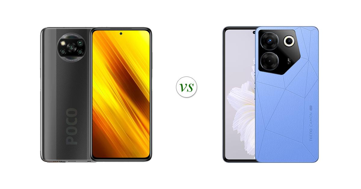 POCO X3 NFC vs TECNO CAMON 20 Pro 5G: Side by Side Specs Comparison