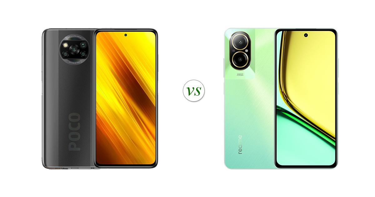 POCO X3 NFC vs realme C67: Side by Side Specs Comparison