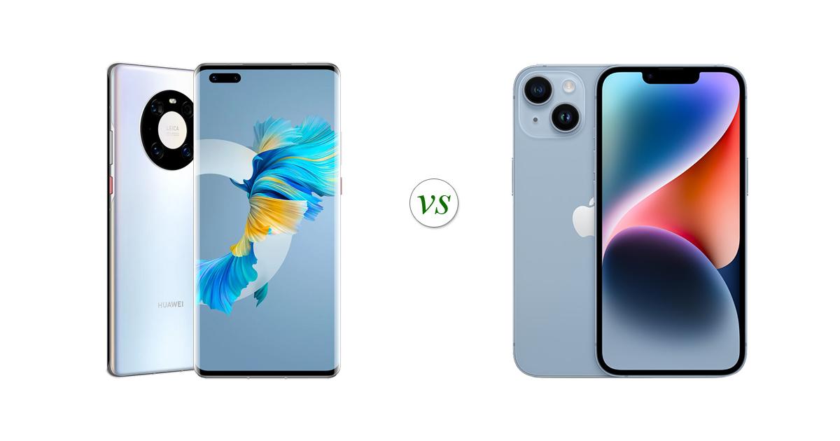 Huawei Mate 40 Pro vs Apple iPhone 14: Side by Side Specs Comparison