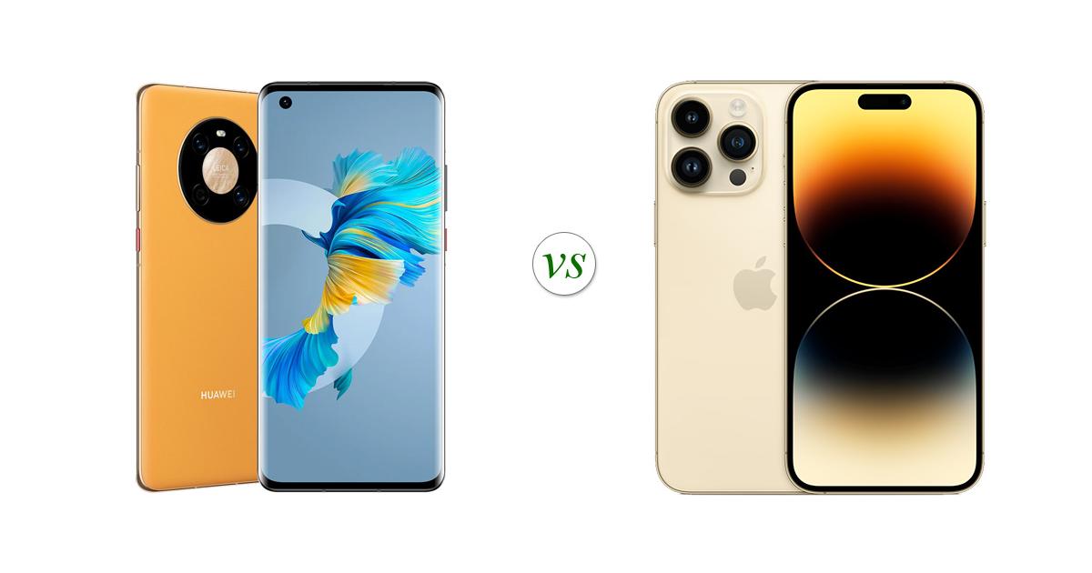 Huawei Mate 40 vs Apple iPhone 14 Pro Max: Side by Side Specs Comparison
