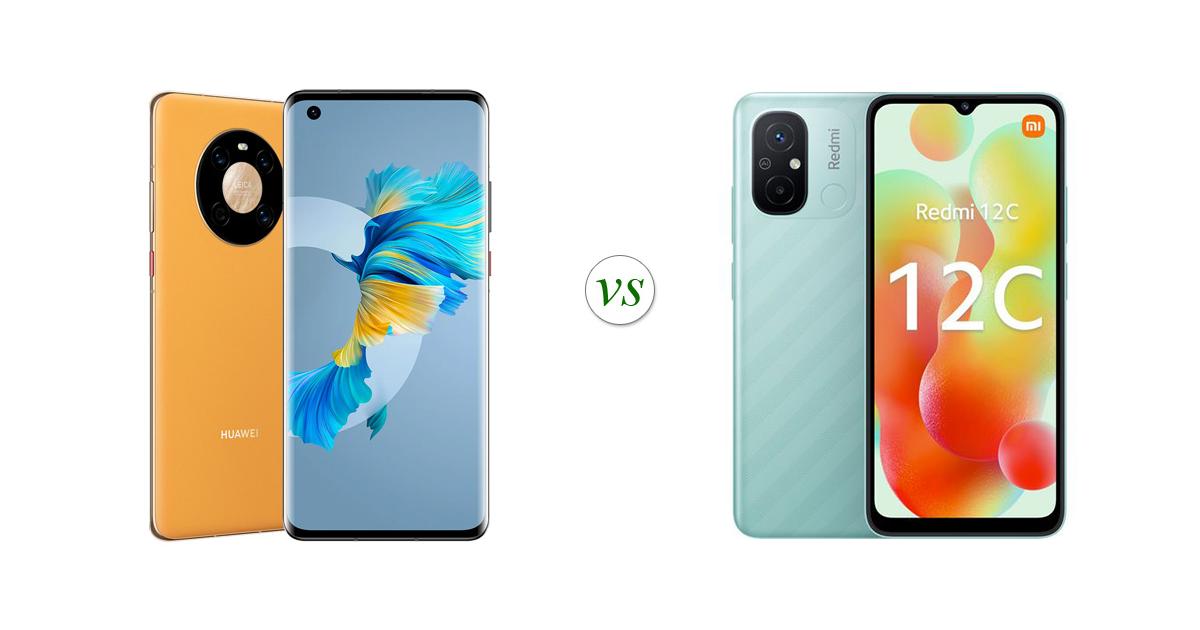 Huawei Mate 40 vs Xiaomi Redmi 12C: Side by Side Specs Comparison