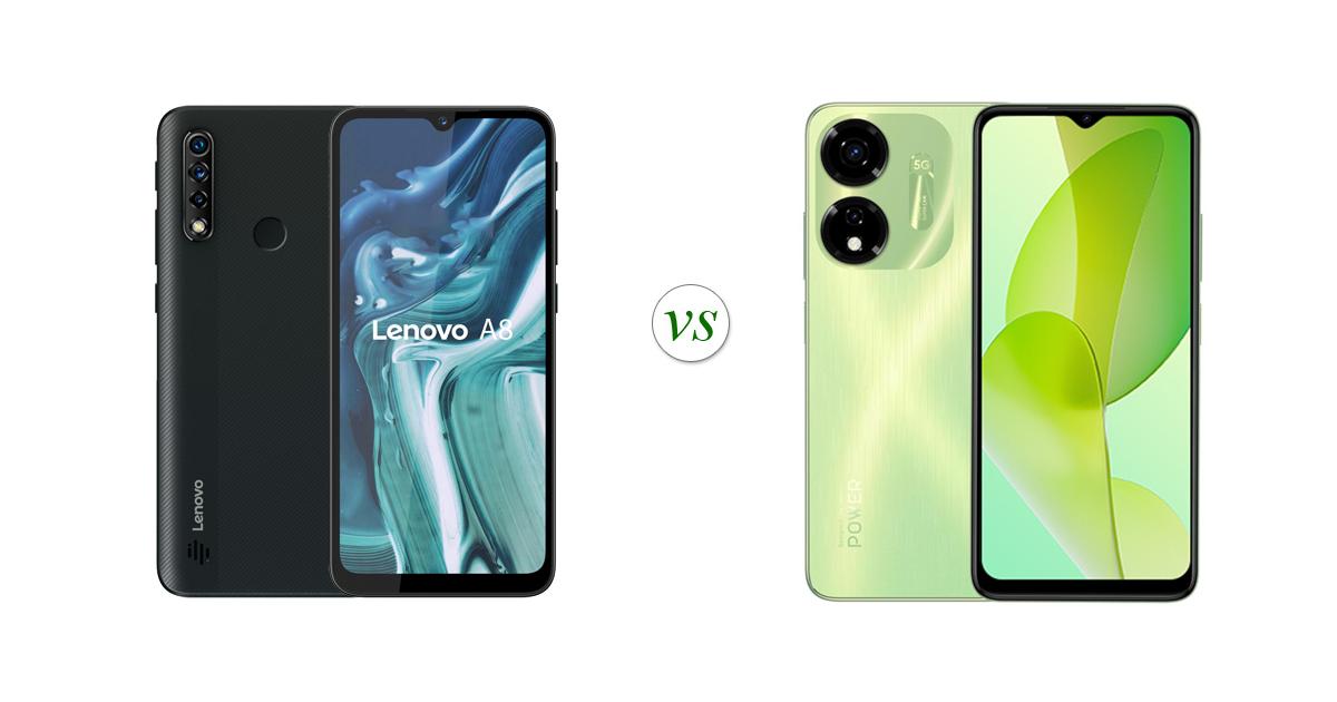 Lenovo A8 vs itel P55 5G: Side by Side Specs Comparison