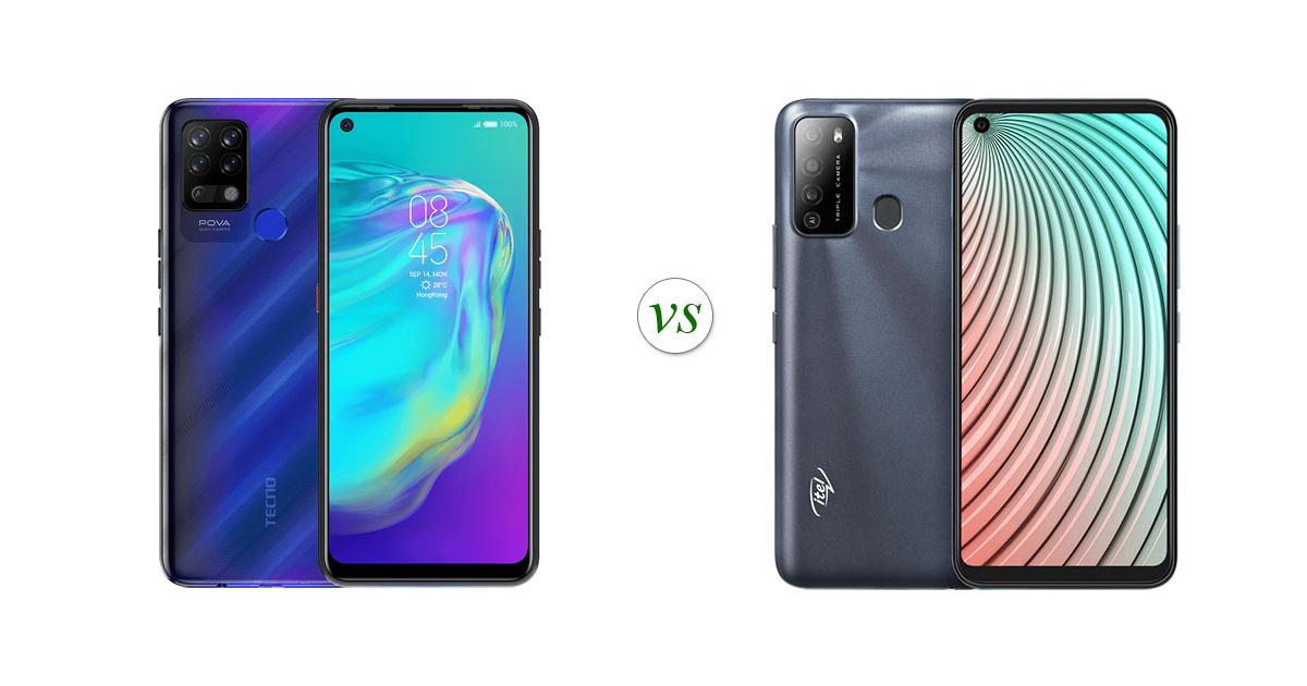 TECNO POVA vs itel Vision 2: Side by Side Specs Comparison