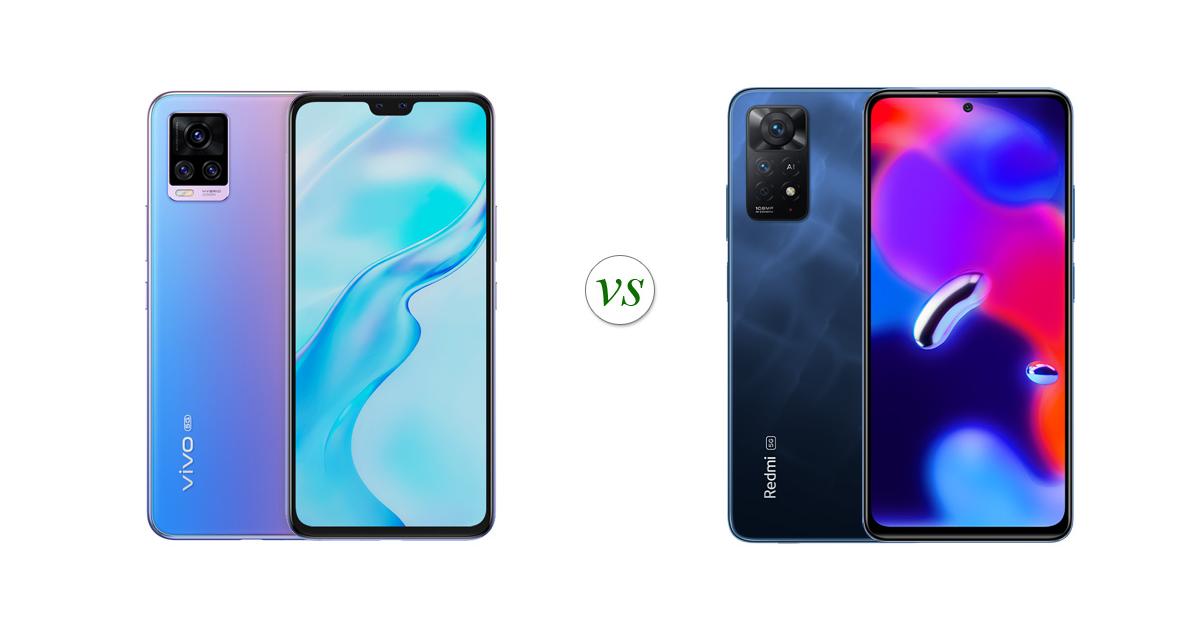 vivo V20 Pro vs Xiaomi Redmi Note 11 Pro+ 5G: Side by Side Specs Comparison