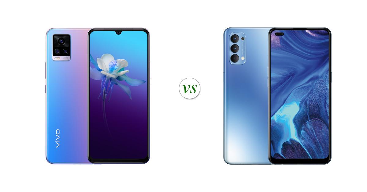 vivo V20 vs OPPO Reno4: Side by Side Specs Comparison