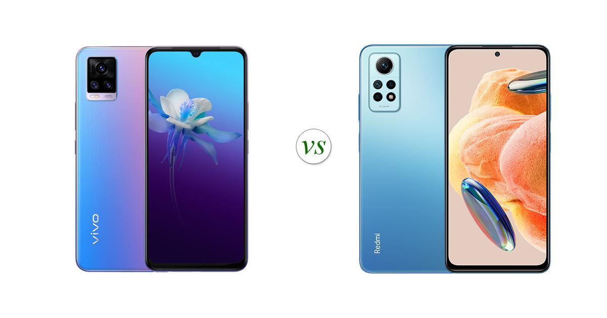 vivo V20 vs Xiaomi Redmi Note 12 Pro: Side by Side Specs Comparison