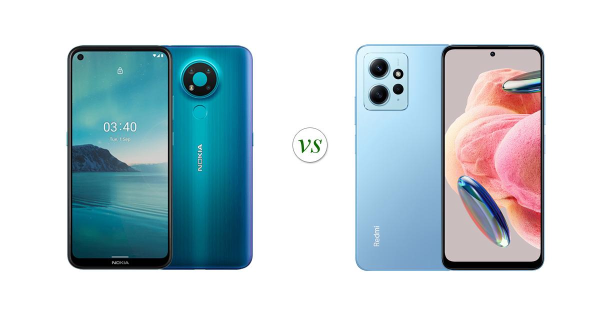 Nokia 3.4 vs Xiaomi Redmi Note 12: Side by Side Specs Comparison