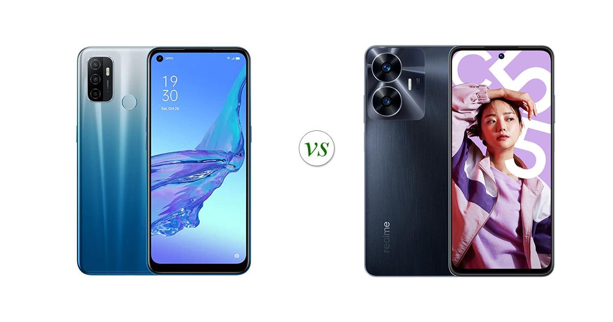 Oppo A53 Vs Realme C55 Side By Side Specs Comparison