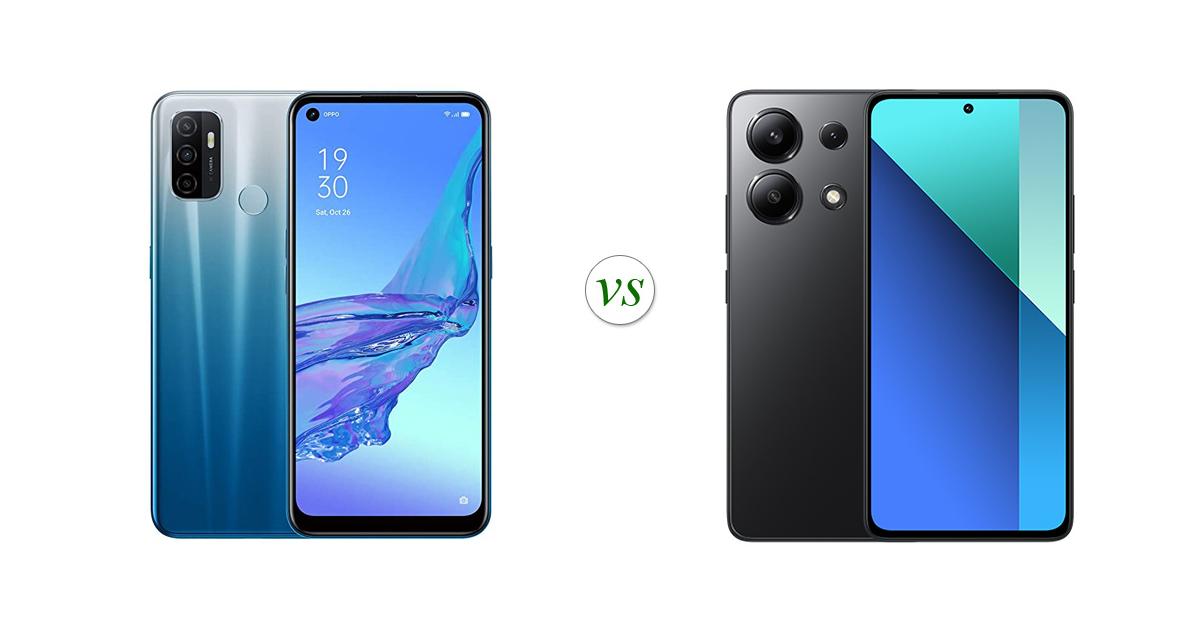 OPPO A53 vs Redmi Note 13: Side by Side Specs Comparison