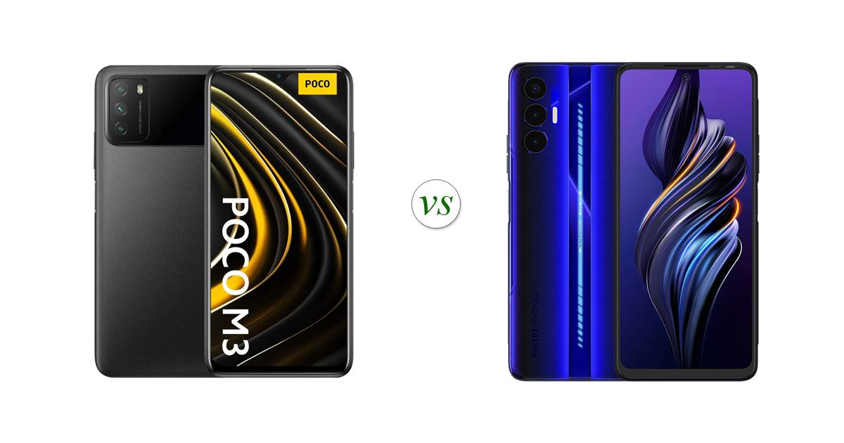 POCO M3 vs TECNO POVA 3: Side by Side Specs Comparison