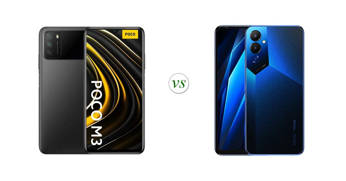 POCO M3 vs TECNO POVA 4: Side by Side Specs Comparison