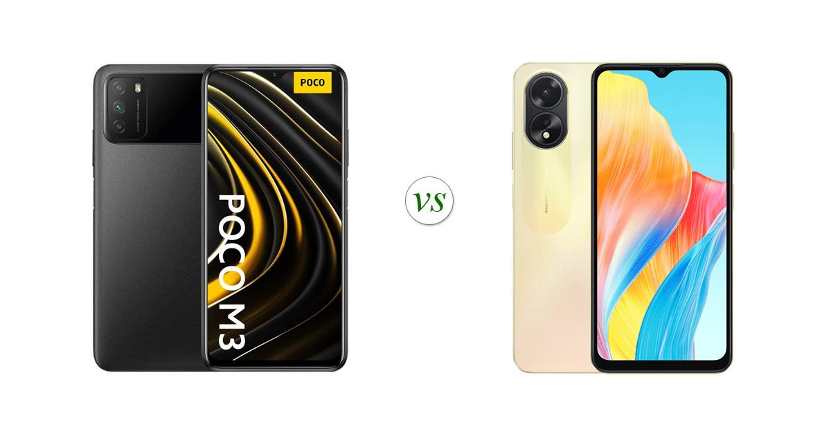 POCO M3 vs OPPO A38: Side by Side Specs Comparison