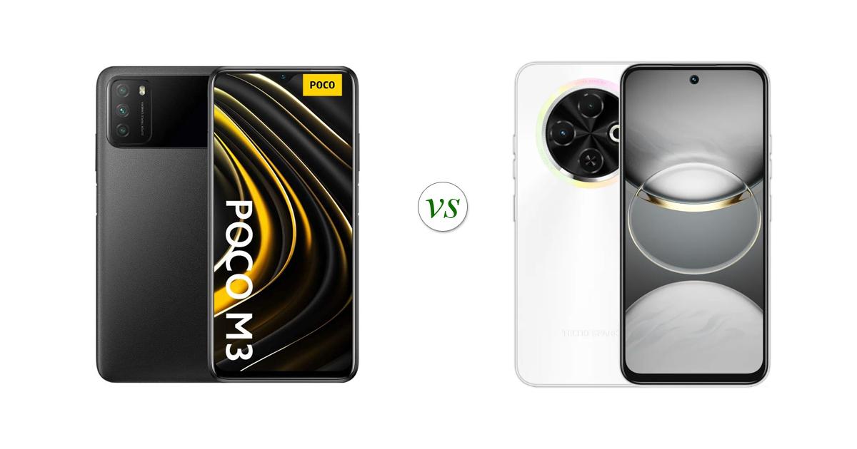 POCO M3 vs TECNO SPARK 30C: Side by Side Specs Comparison
