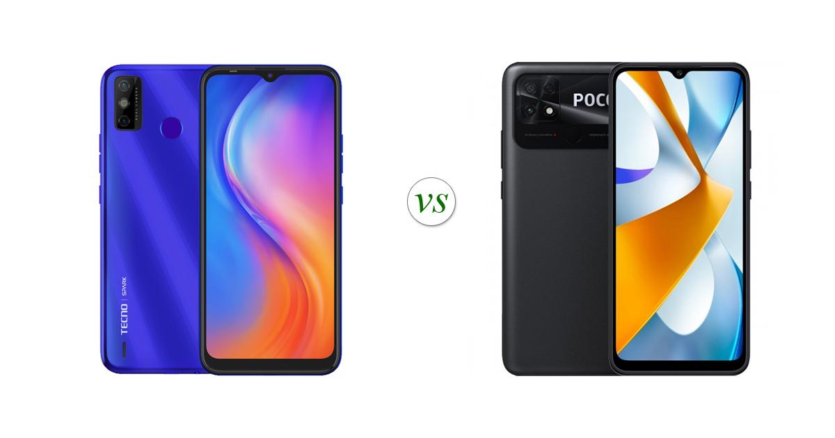 TECNO Spark 6 Go vs POCO C40: Side by Side Specs Comparison